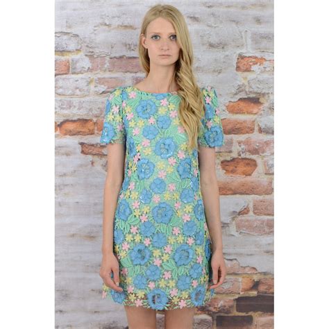 Darccy And Soma Lace Crochet Shift Dress