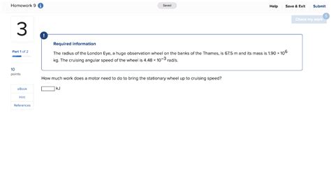 Solved Homework 9 Saved Help Save And Exit Submit Check My