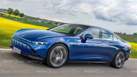 2025 Mercedes Benz Eqc Electric Sedan Rendering Has Strong Eqxx Vibes