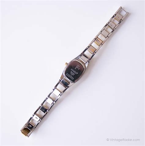 Tiny Vintage Rectangular Fossil Dress Watch Extra Small Wrist Sizes Vintage Radar
