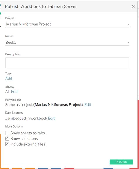 The Data School Step By Step Guide On How To Publish Your Workbook To