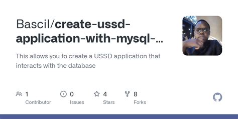Github Bascilcreate Ussd Application With Mysql Database This
