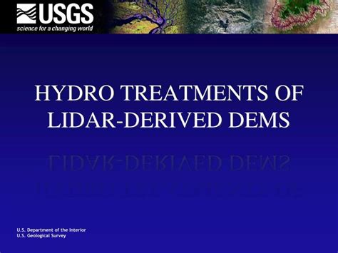 Ppt Hydro Treatments Of Lidar Derived Dems Powerpoint Presentation