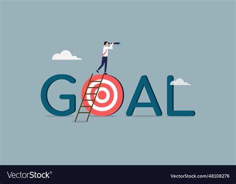 Business Target Or Future Vision Royalty Free Vector Image