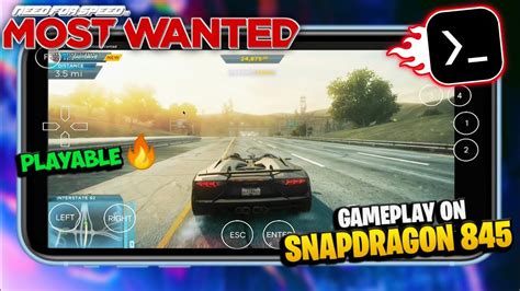 NFS Most Wanted 2012 Mobox Android Windows Emulator Tested On POCO