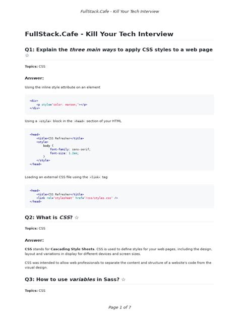 fullstackcafe qas 1721545916351 pdf document object model html