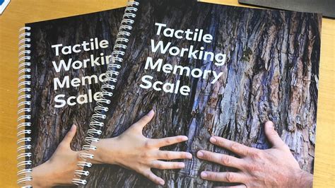 Tactile Working Memory Scale A Professional Manual Nvc