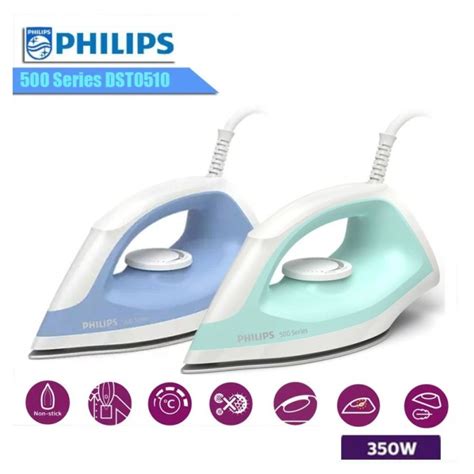 Jual Philips Setrika Dry Iron 500 Series 350w Dst 0510 20 70 Di Seller