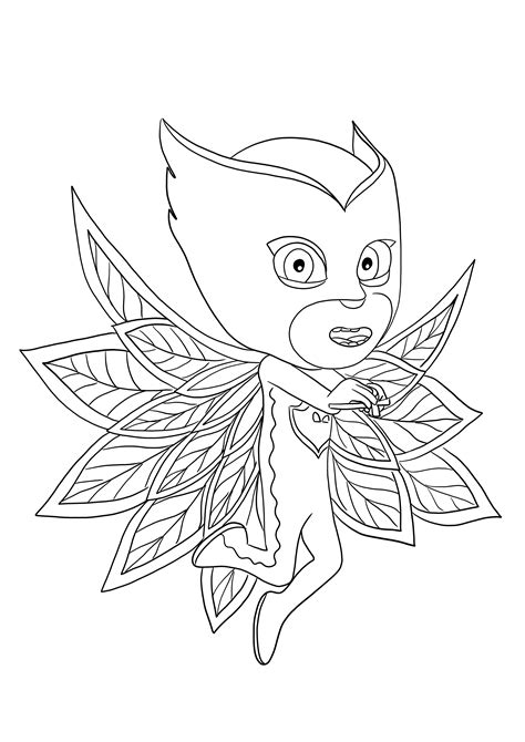 Pj Masks Owlette Coloring Pages
