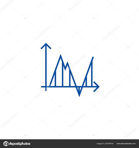 Diagram Timeline Spectrogram Line Icon Concept Diagram Timeline
