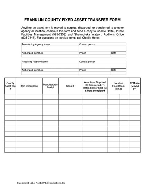 Asset Transfer 2013 2025 Form Fill Out And Sign Printable Pdf
