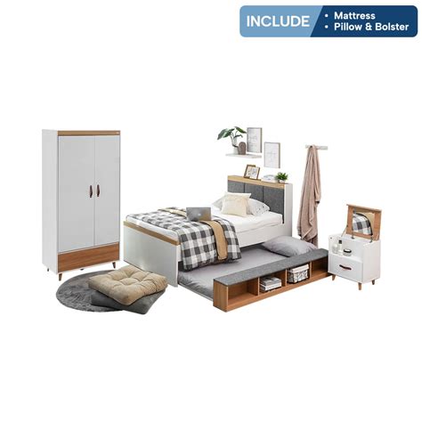 Jual Informa Biel Set Tempat Tidur Dengan Lemari Nakas Terbaru Ruparupa