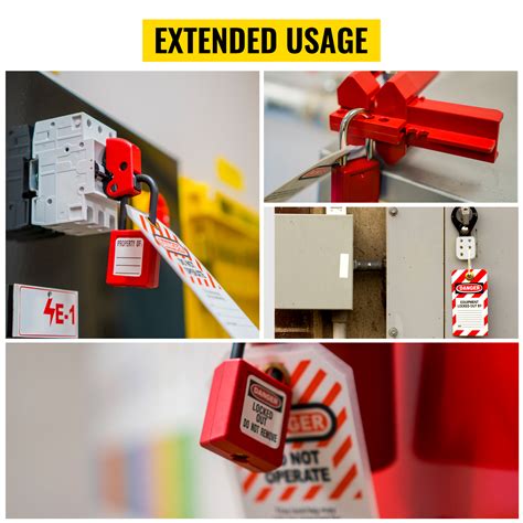 Vevor 58 Pcs Lockout Tagout Kits Electrical Safety Loto Kit Includes