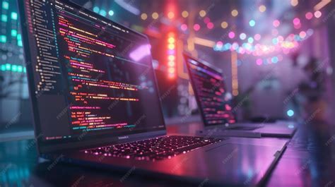 3d Web Development Application Design Coding And Programme Premium Ai Generated Image