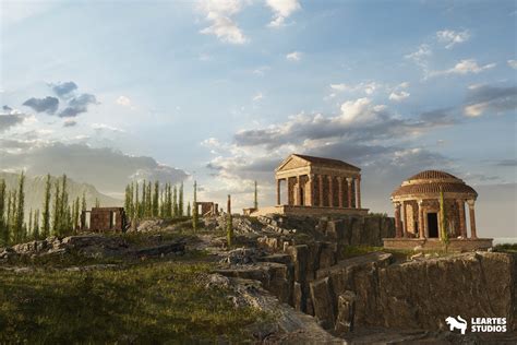 Roman Temple Ruins 3d Historic Unity Asset Store