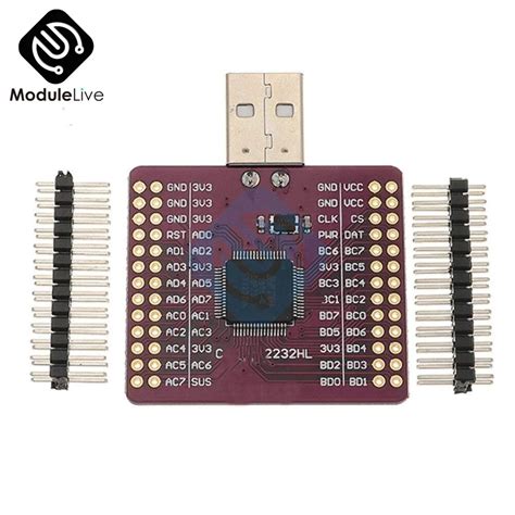 Cjmcu 2232hl Usb A Uart Fifo Spi I2c Jtag Rs232 Módulo Ft2232hl Kit