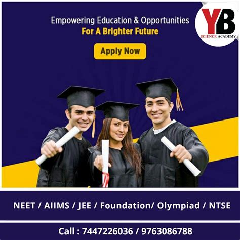 Admissions Open For Neet Jee Foundation Olympiad At Yb Science