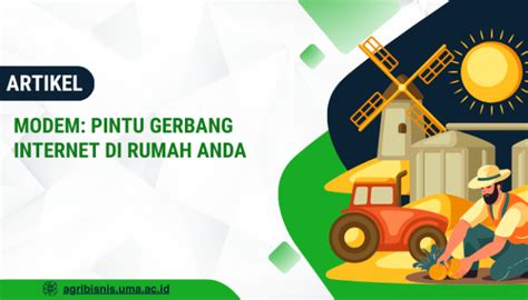 Modem Pintu Gerbang Internet Di Rumah Anda