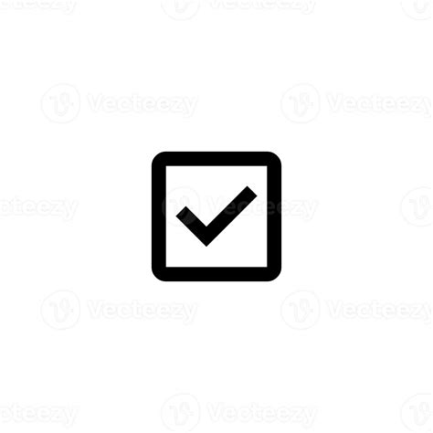Checked Box Validation Symbol 59420942 Png