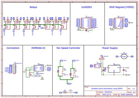 Smallest Home Automation Project Using ESP 01 And Shift Register