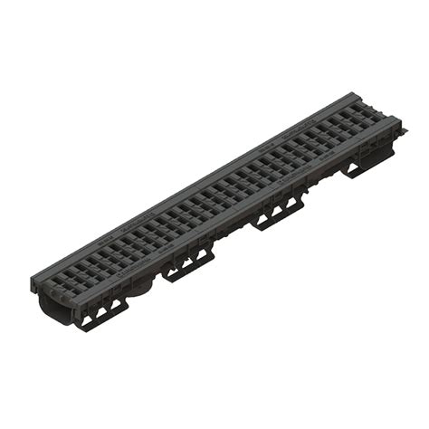 Лоток водоотводный с решеткой ячеистой B125 Polymax Basic ...