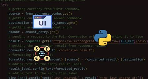 How To Build A Gui Currency Converter Using Tkinter In Python The Python Code