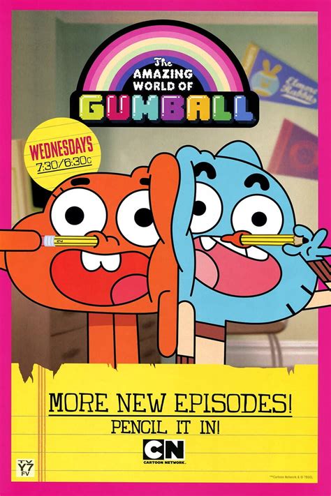 Poster The Amazing World Of Gumball Tv Series Premium Poster Made In
