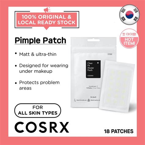 Cosrx Clear Fit Master Patch 18s Pimple Acne Spot Healing Treatment