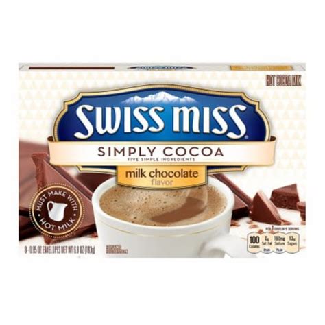Swiss Miss Simply Cocoa Milk Chocolate Pack Of 36 36 Pack Kroger