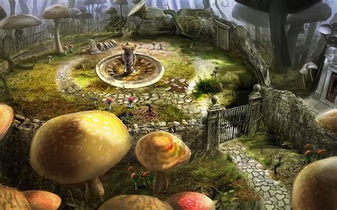 Алиса в Стране Чудес обои для рабочего стола картинки фото