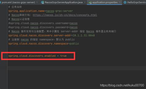 Spring Bootnacosgrpc代码演示springboot Grpc Nacos Csdn博客