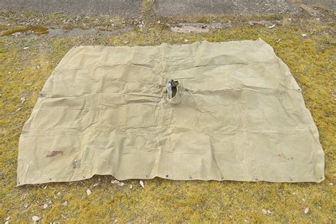 6 Original Us Army Vietnam Multipurpose Poncho Olive Shelter Ground
