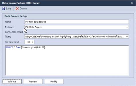 How To Create An Excel Data Source When The First Row Of Data Is Not