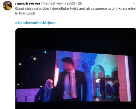 Gandeevadhari Arjuna Twitter Review Fans Call Varuns Action