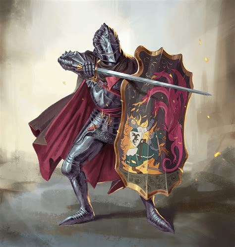 Targaryen Shield Bearer By Prosper Tipaldi Rimaginaryknights