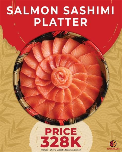 Promo Salmon Sashimi Party Platter Yotakashi Sushi Neew Diskon 23 Di Seller Nishimu Store