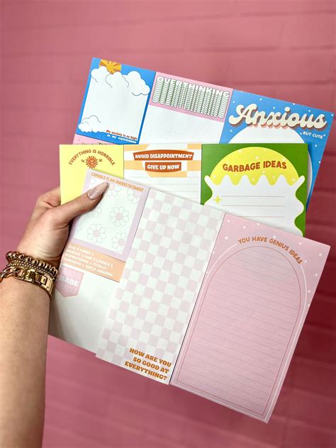 Jumbo Notepad Set Many Styles Shop The Pug