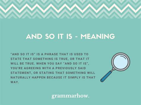 And So It Is Meaning And Example Sentences Trendradars