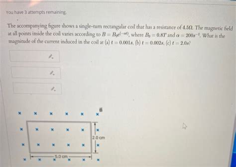 Solved You Have 3 Attempts Remaining The Accompanying