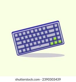 Keyboard Computer Keyboard Gaming Gamer Streamer Stock Vector Royalty Free 2390303439