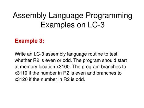 Ppt Chapters 6 And 7 Assembly Language Programming Examples On Lc 3 Powerpoint Presentation Id