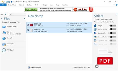 Winzip Freeware