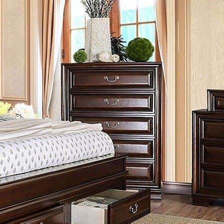 Brandt Chest Brown Cherry Furniture Of America Furniture Cart