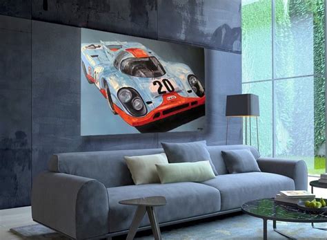 Gemälde Kunstwerk Steve McQueen s Le Mans Porsche 917K Catawiki