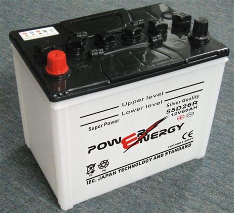 China N60 12v60ah Dry Charged Lead Acid Auto Battery China Auto
