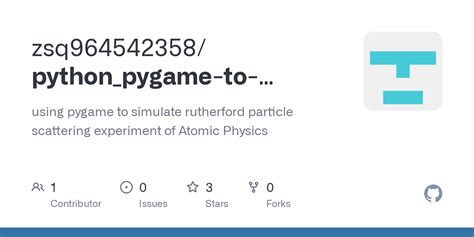 GitHub Zsq964542358 Python Pygame To Simulate Physical Experiment