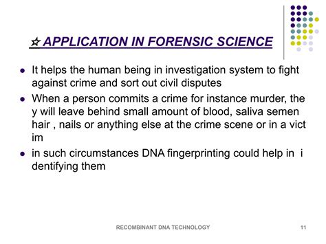 Applications Of Recombinant Dna Tech By Faiza Iqbal Ppt
