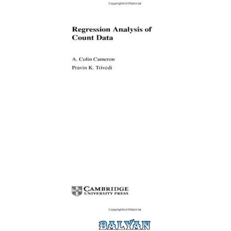 خرید و قیمت دانلود کتاب Regression Analysis Of Count Data ترب