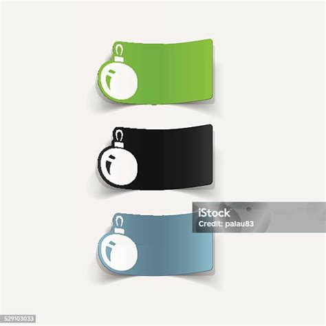 องค์ประกอบการออกแบบที่สมจริง ลูกคริสต์มาส ภาพประกอบสต็อก ดาวน์โหลดรูปภาพตอนนี้ การตกแต่งบ้าน