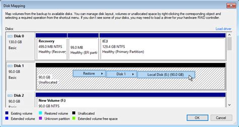 Step 10 Map Restored Disks Veeam Agent For Microsoft Windows Guide
